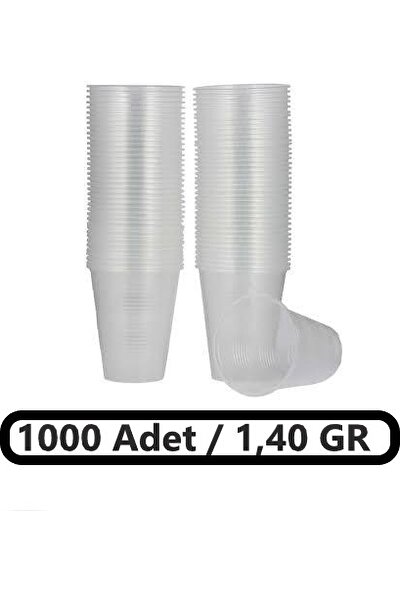 Asorty 1000 Adet Plastik Bardak 180 cc / 1,40 gr Asorty 1000 Adet Plastik Bardak 180 cc / 1,40 gr