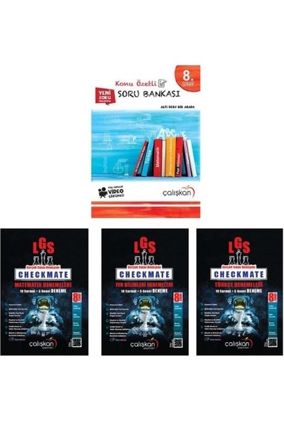 Çalışkan Yay.8 Sınıf Tüm Dersler Soru ve Deneme Seti