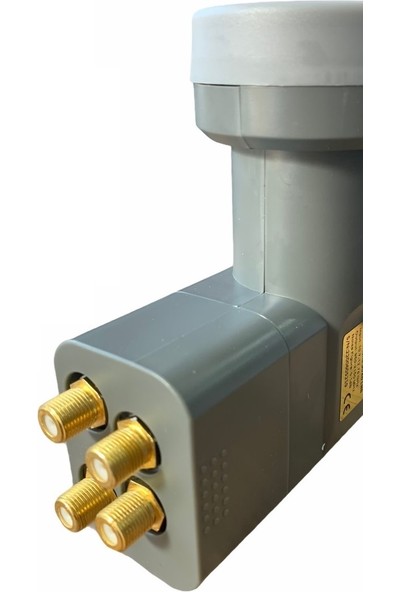 Ata Elektronik 4 Çıkış Dörtlü 4'lü 4 Port Lnb 3D 4K Full Hd Lenebe Elenbi + 10 F Jak Konnektörlü Ata Elektronik 4 Çıkış Dörtlü 4'lü 4 Port Lnb 3D 4K Full Hd Lenebe Elenbi + 10 F Jak Konnektörlü