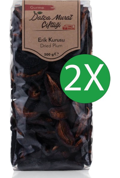 Datça Murat Çiftliği Erik Kurusu 500 gr - 2 Adet (1 Kg)
