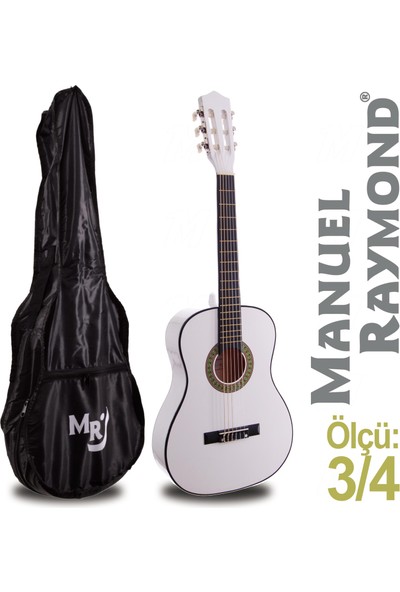 Manuel Raymond Klasik Gitar Junior Raymond MRC87WH (Kılıf Hediye)