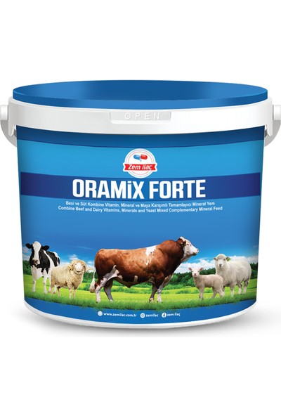 Zem Oramix Forte Vitamin Katkılı Toksin Bağlayıcı Yem Katkısı 20 kg