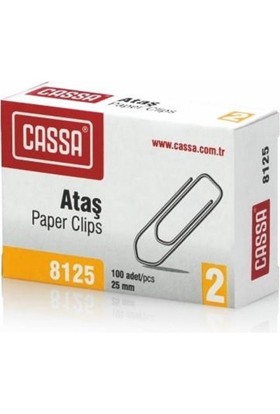 Cassa Ataş 25 mm No:2 Gri