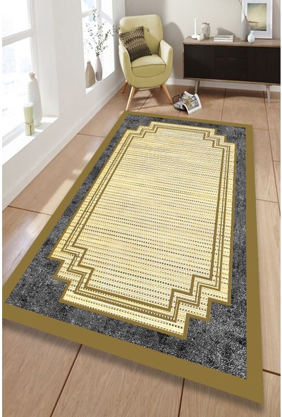 Esta Halı Bej-Gri Jüt Desenli Halı (Makinada Yıkanabilir Kaymaz Dot Taban) - ES1269 Esta Halı Bej-Gri Jüt Desenli Halı (Makinada Yıkanabilir Kaymaz Dot Taban) - ES1269