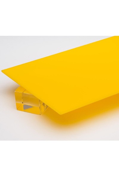 Lazeristan 2.8mm Sarı Pleksi Levha Pleksi Sarı Akrilik Levha