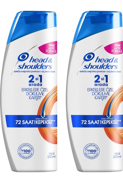 Head&Shoulders Head & Shoulders Erkeklere Özel 2’si 1 Arada Dökülme Karşıtı Kepeğe Karşı Etkili Şampuan 350ML x 2 Adet Head&Shoulders Head & Shoulders Erkeklere Özel 2’si 1 Arada Dökülme Karşıtı Kepeğe Karşı Etkili Şampuan 350ML x 2 Adet