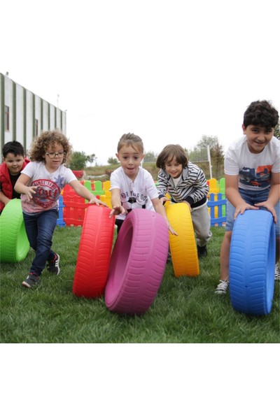Bahçe Oyuncak Aktivite 5'li Tekerlek 5 Renk Bahçe Oyuncak Aktivite 5'li Tekerlek 5 Renk