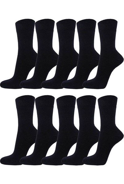 Meguca Socks kadınklasik Pamuklu Soket Çorap 10'lu Ekonomik Paket Siyah Meguca Socks kadınklasik Pamuklu Soket Çorap 10'lu Ekonomik Paket Siyah