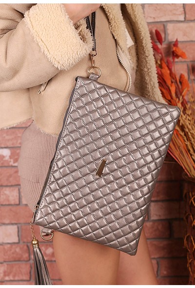 Shoecide Platin Cilt Çanta Shoecide Platin Cilt Çanta