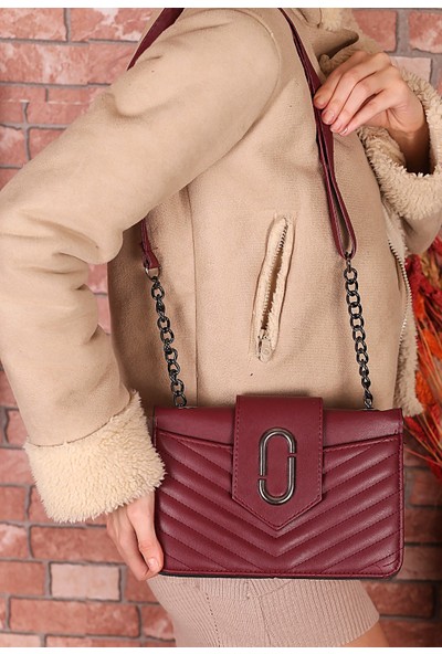 Shoecide Bordo Cilt Çanta