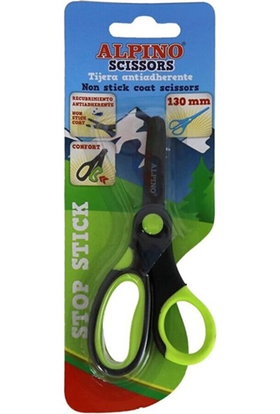 Alpino Okul Makası Stop-Stick Blisterli PT-033 Alpino Okul Makası Stop-Stick Blisterli PT-033