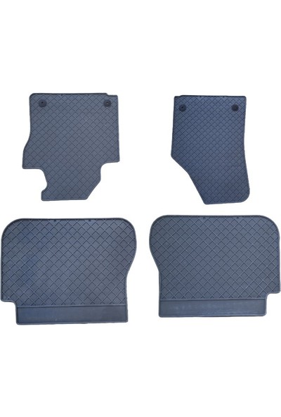 Parça Deponuz Volkswagen Caddy 2004-2020 Kauçuk Paspas Seti Gri Parça Deponuz Volkswagen Caddy 2004-2020 Kauçuk Paspas Seti Gri