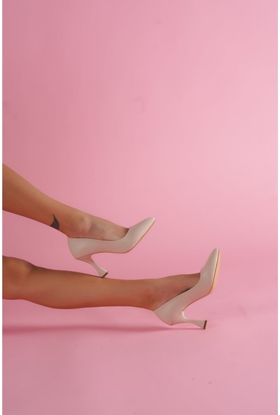 Divolya Vest Bej Günlük Kullanım Stiletto