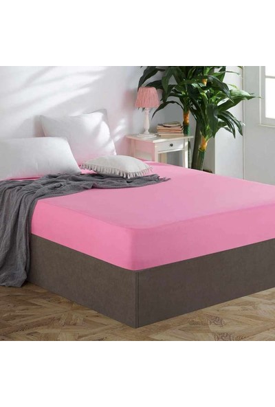 Gasel Çarşı Çift Kişilik %100 Pamuk Penye Lastikli Çarşaf