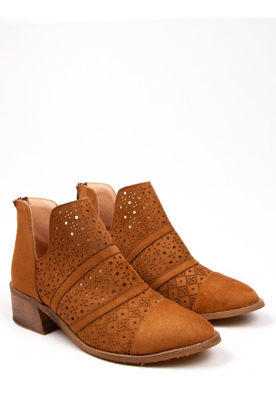 Alessia Shoes Serafin Taba Süet Yazlık Bot Alessia Shoes Serafin Taba Süet Yazlık Bot