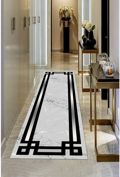 Aldora Yıkanabilir Kaymaz Deri Taban Yolluk