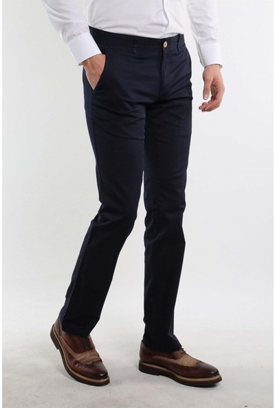 Eleyse 0202 Yandan Cepli Tensel Erkek Klasik Kot Pantolon
