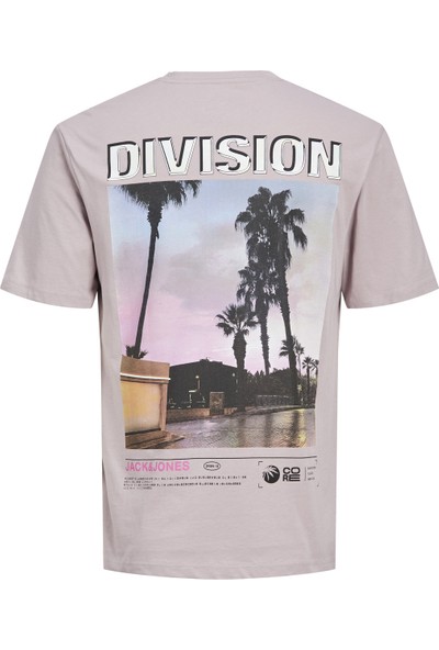 Jack & Jones Gögüs Logo ve Sirt Baskili Tisört