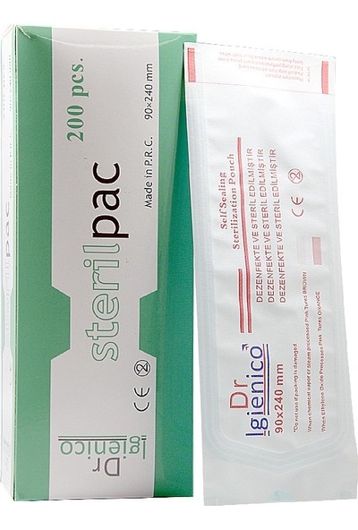 Dr.igienico Dr. Igienico Steril Pac Sterilizasyon Paketi 200 Pcs (90X240MM)