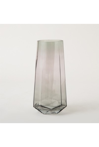 Chakra Lorna Cam Vazo 15X35 cm Transparan