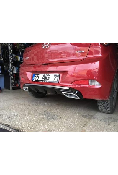 Hyundai I20 Egzoz Görünüm Difüzör (Plastik)
