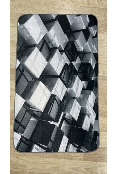 Veldena Küp Desen 2li Banyo Paspas Takımı