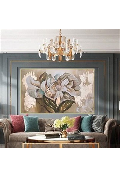 Tablo Plus Gold Elegancy Yatay Yağlı Boya Dokulu Tablo Tablo Plus Gold Elegancy Yatay Yağlı Boya Dokulu Tablo