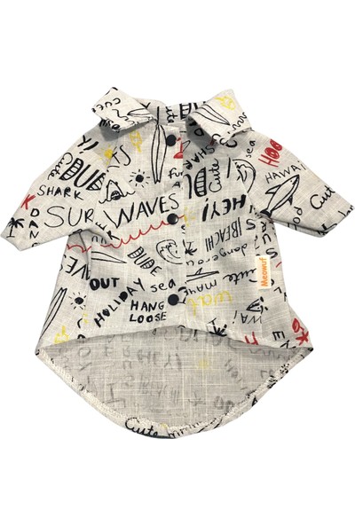 Meowuf Pet Design Gri Holiday Kedi ve Köpek Gömleği Meowuf Pet Design Gri Holiday Kedi ve Köpek Gömleği