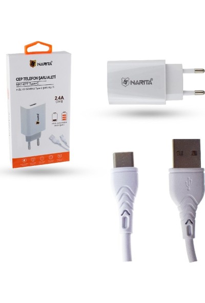 Narita 2.4A Typce-C Şarj Aleti Set 1 Mt. Nrt -677