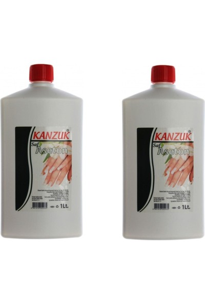Saf Aseton Oje Temizleyici 1 Litre 2 Adet