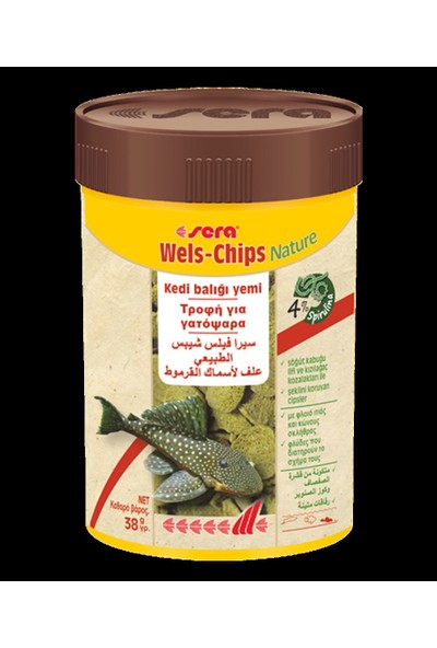 Sera Wels Chips Nature 100 ml 38 gr Vatoz Yemi Sera Wels Chips Nature 100 ml 38 gr Vatoz Yemi