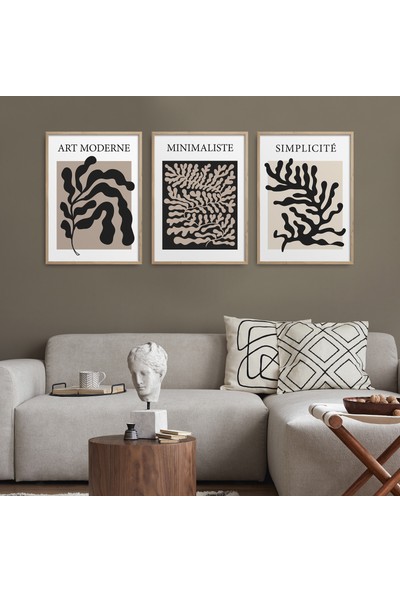 Home Pack Çerçeveli 3 Parça Tablo Seti