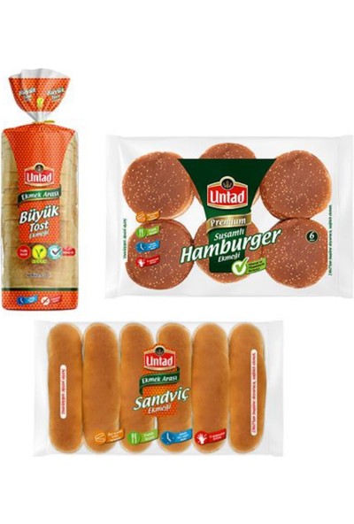 Untad 3'ü 1 Arada Ekmek Arası Untad 3'ü 1 Arada Ekmek Arası