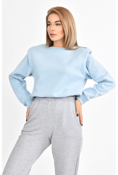 Rixxe Vatkalı Sweat - Mavi