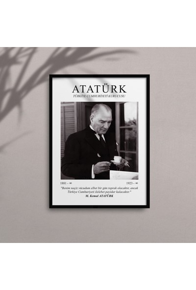 Home Pack Atatürk Çerçeveli Tablo