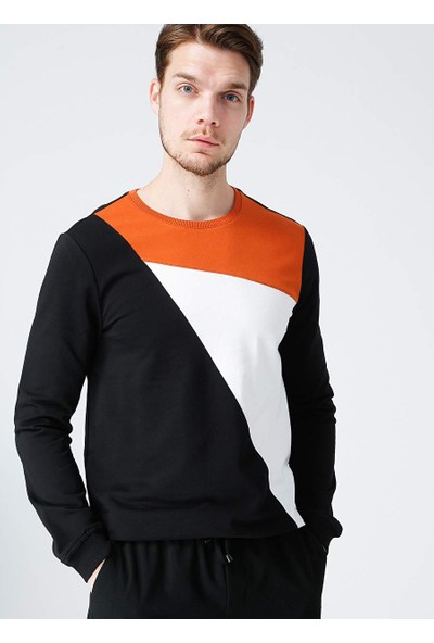 Pierre Cardin Slim Fit Erkek Sweatshirt - Siyah