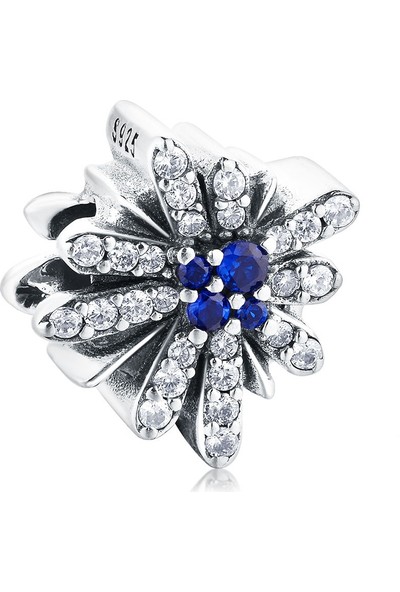 Bilezik 925 Ayar Gümüş Boncuk Firework Charms ile Dıy Takı Kadın Noel Hediyesi | Charms