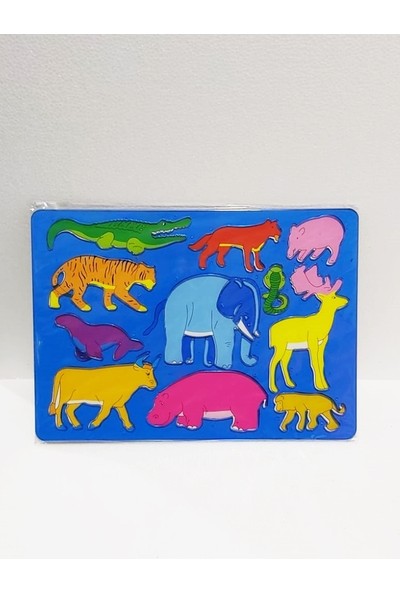 Ceka Kırtasiye Şekilli Vahşi Hayvanlar Şablon Cetveli 18 x 24 cm Ceka Kırtasiye Şekilli Vahşi Hayvanlar Şablon Cetveli 18 x 24 cm