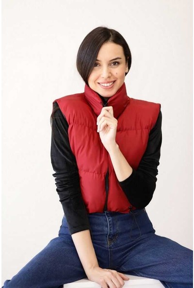 Modaline Fermuarlı Şişme Yelek