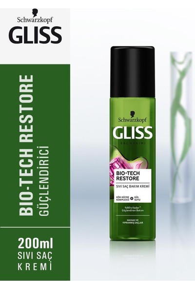 Schwarzkopf Gliss Bio-Tech Sıvı Saç Bakım Kremi 200 ML Schwarzkopf Gliss Bio-Tech Sıvı Saç Bakım Kremi 200 ML