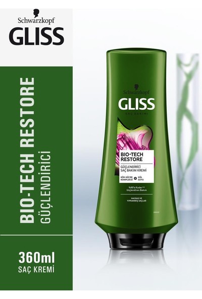 Schwarzkopf Gliss Bio-Tech Güçlendirici Saç Bakım Kremi 360 ML Schwarzkopf Gliss Bio-Tech Güçlendirici Saç Bakım Kremi 360 ML