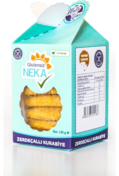 Neka Glutensiz Kurabiye Zerdeçallı 120 g