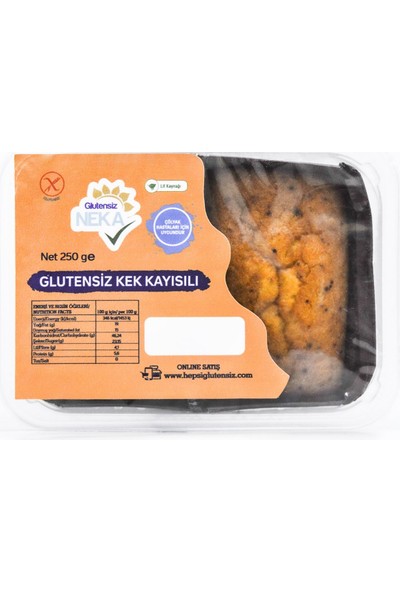 Neka Glutensiz Muffin Kayısılı 250 g