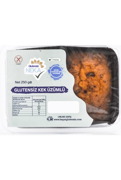 Neka Glutensiz Muffin Üzümlü 250 g