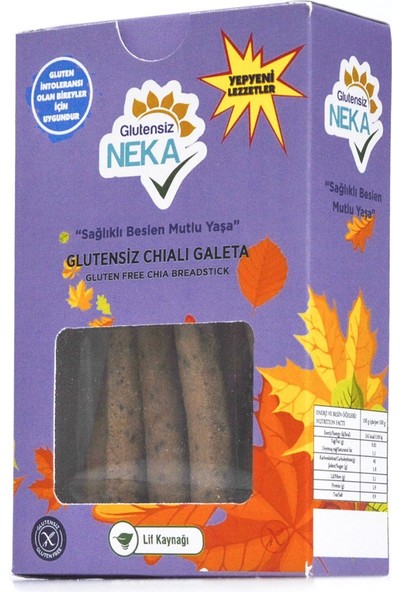 Neka Glutensiz Galeta Chialı 90 g