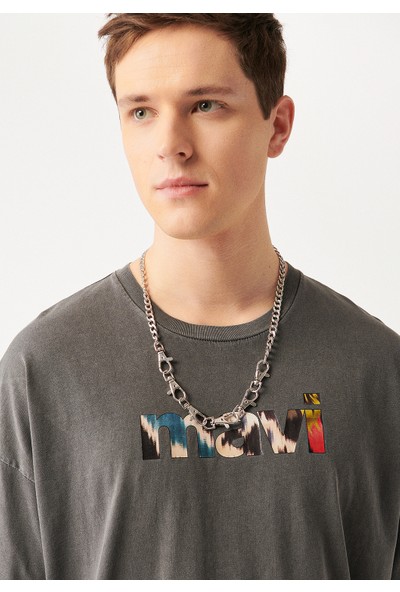 Gümüş Rengi Zincir Kolye