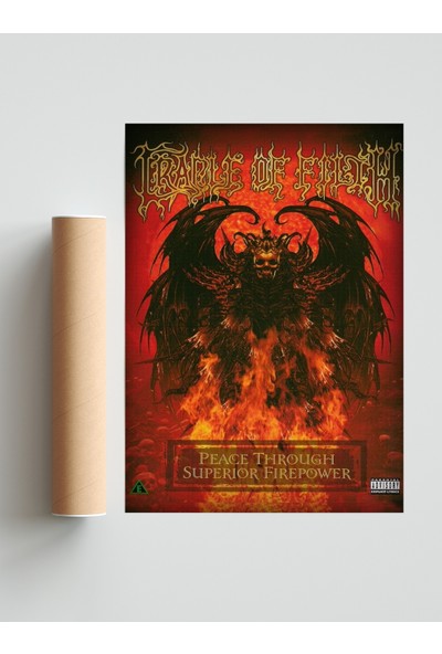 Cradle Of Filth: Peace Through Superior Firepower Ingilizce Poster