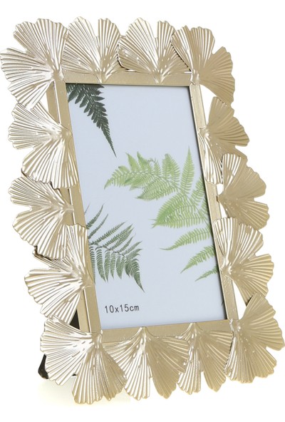 Boyner Evde 10 x 15 cm Çiçek Desenli Gold Çerçeve