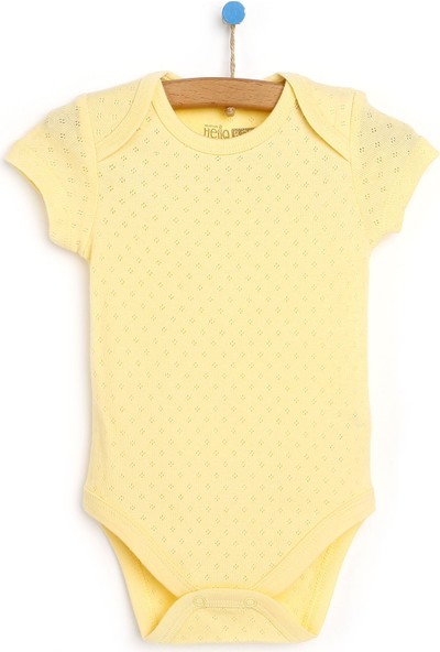 Hello Baby Hellobaby Jakarlı Kısa Kol Body Hello Baby Hellobaby Jakarlı Kısa Kol Body