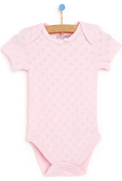 Hello Baby Hellobaby Jakarlı Kısa Kol Body Hello Baby Hellobaby Jakarlı Kısa Kol Body